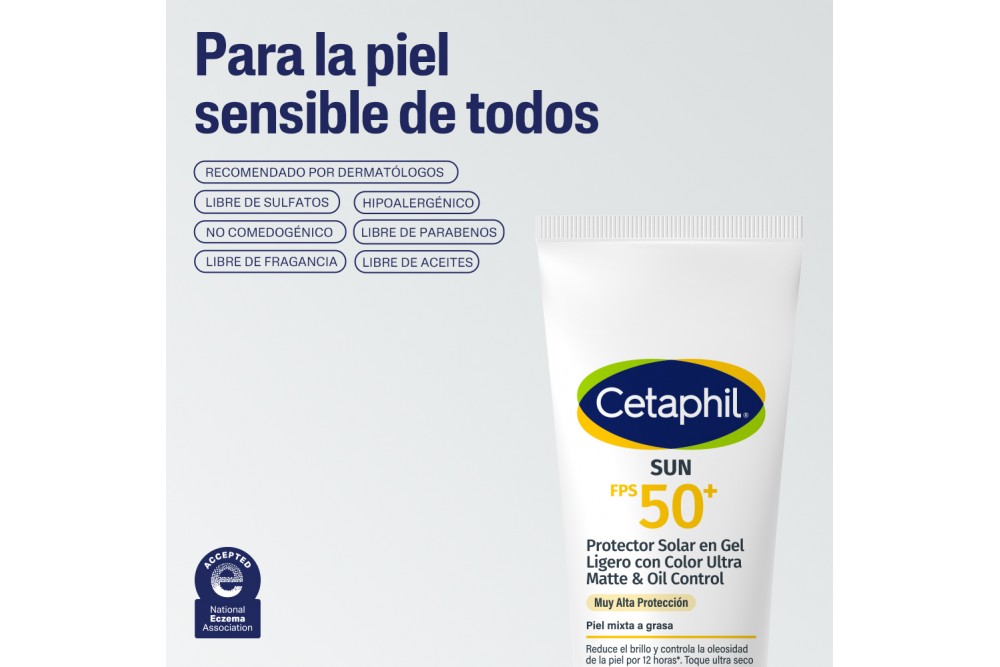 Protector Solar Cetaphil Sun Ultra Matte Color Tubo Con 50 mL-1273081 ...